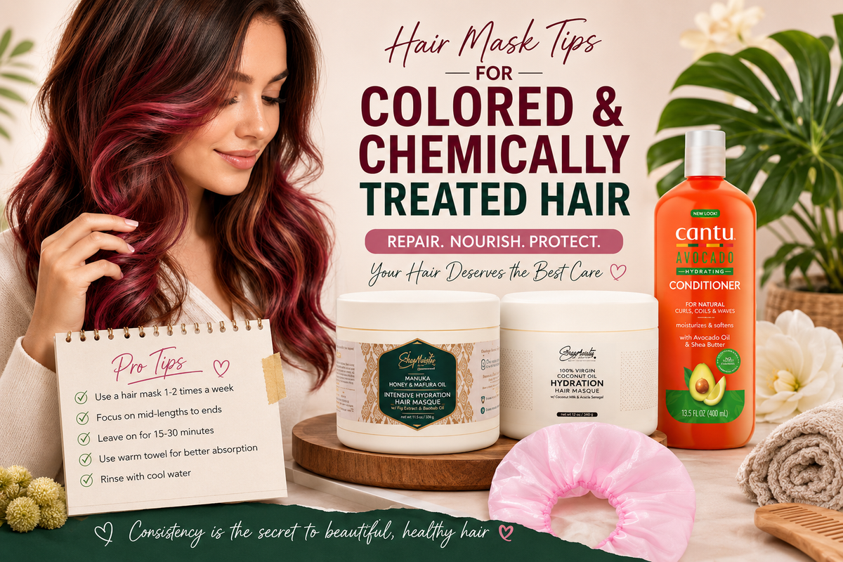 Hair Mask Tips for Colored and Chemically Treated Hair – Beauty Box