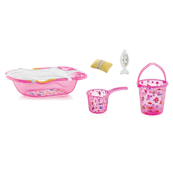 Babyjem Baby Bath Tub Set 6 Pieces With The Thermometer – Beauty Box