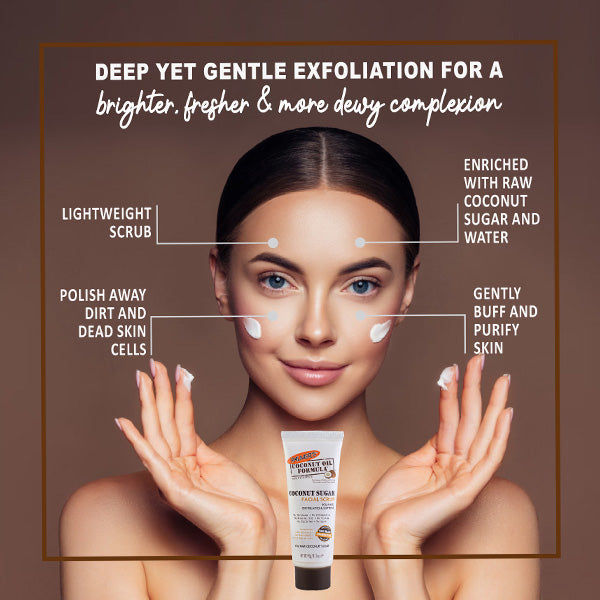 Palmer’s Coconut Sugar Facial Scrub 90g – Beauty Box